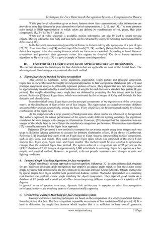 Techniques for Face Detection & Recognition Systema Comprehensive Review | PDF