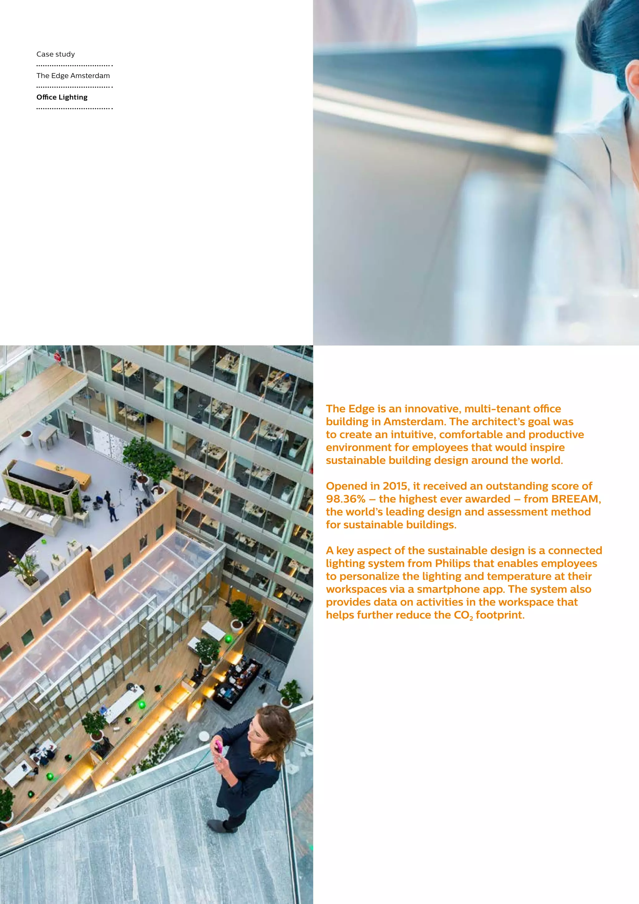 The Edge Amsterdam Connected Lighting Case Study INT | PDF