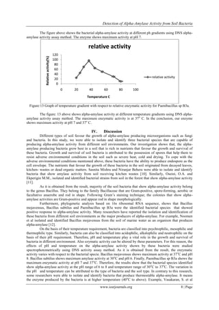 Detection of Alpha-Amylase Activity from Soil Bacteria | PDF