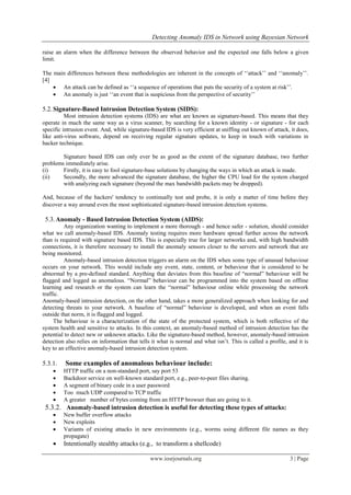 Detecting Anomaly IDS in Network using Bayesian Network | PDF | Information and Network Security ...