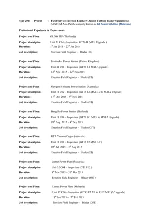 Projects Involved | PDF