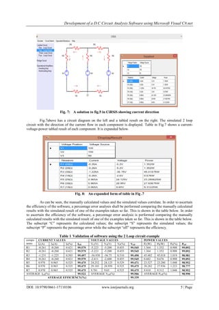 Development of a D.C Circuit Analysis Software Using Microsoft Visual ...