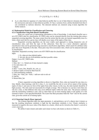 Novel Malware Clustering System Based on Kernel Data Structure | PDF