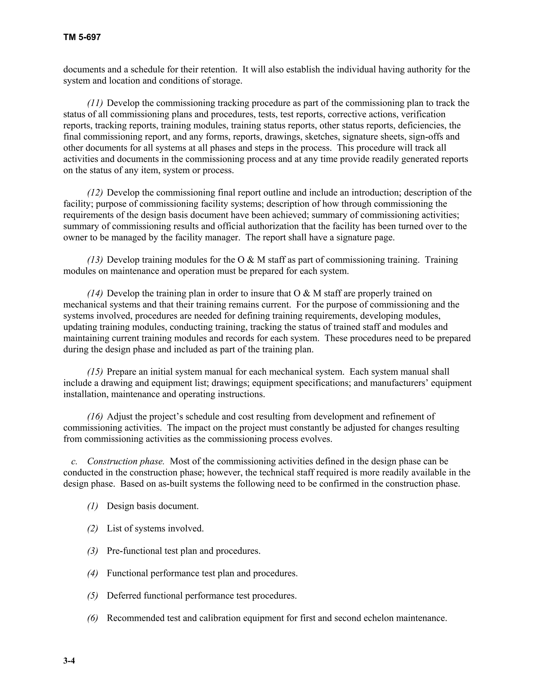 commissioning c-3 | PDF