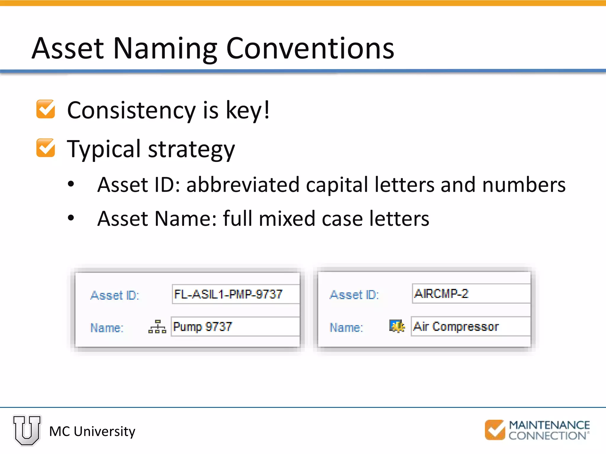 A01 - Defining the Asset Hierarchy and Structure (MCU) | PPTX