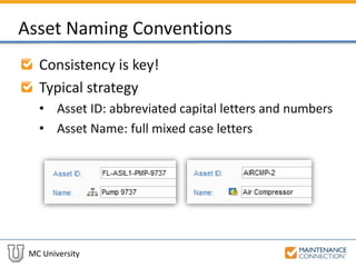 A01 - Defining the Asset Hierarchy and Structure (MCU) | PPTX
