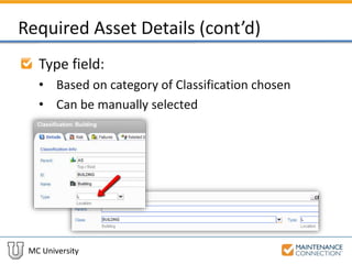 A01 - Defining the Asset Hierarchy and Structure (MCU) | PPTX