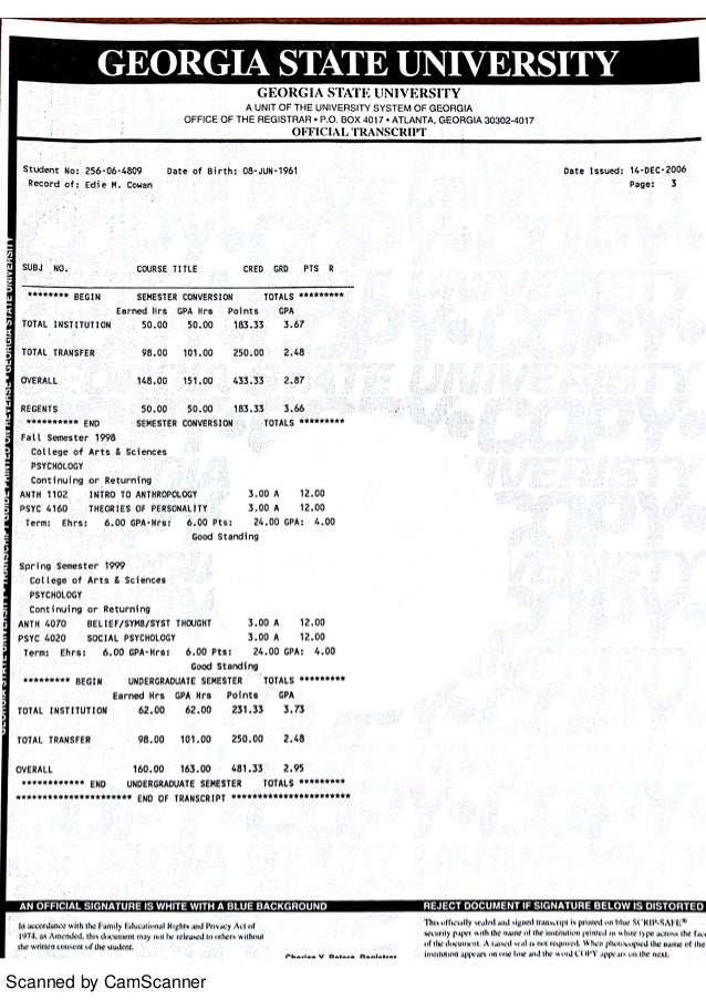 Roth GA State transcripts
