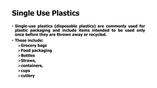 SAY NO TO SINGLE USE PLASTIC | PPTX