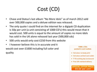 A02 presentation of drafts, costs and schedule | PPT