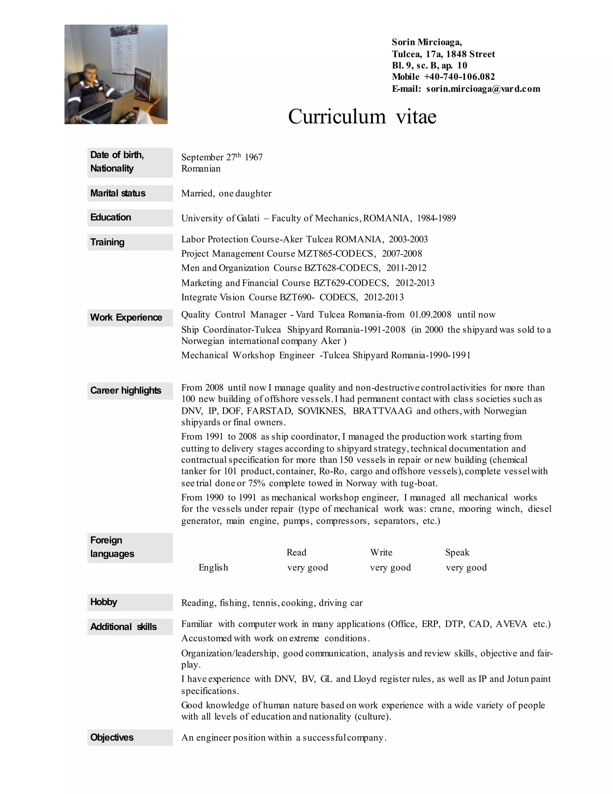 Curriculum Vitae | DOCX
