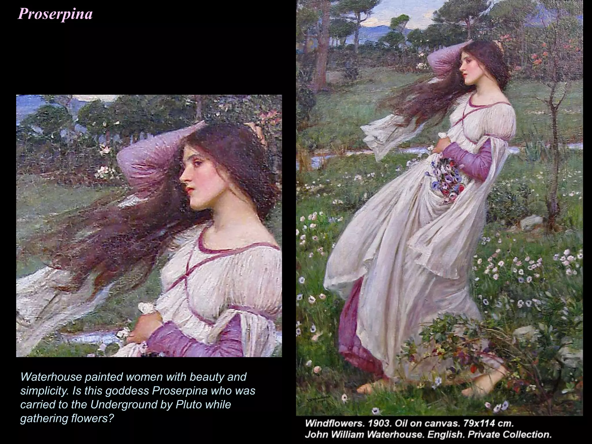 John Waterhouse - Myth & Beautiful Women | PPT