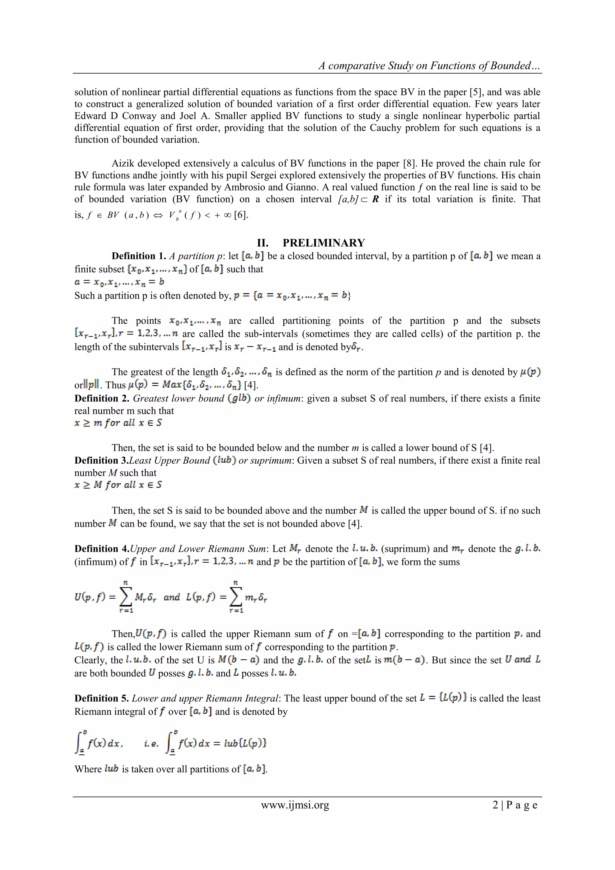 International Journal of Mathematics and Statistics Invention (IJMSI) | PDF