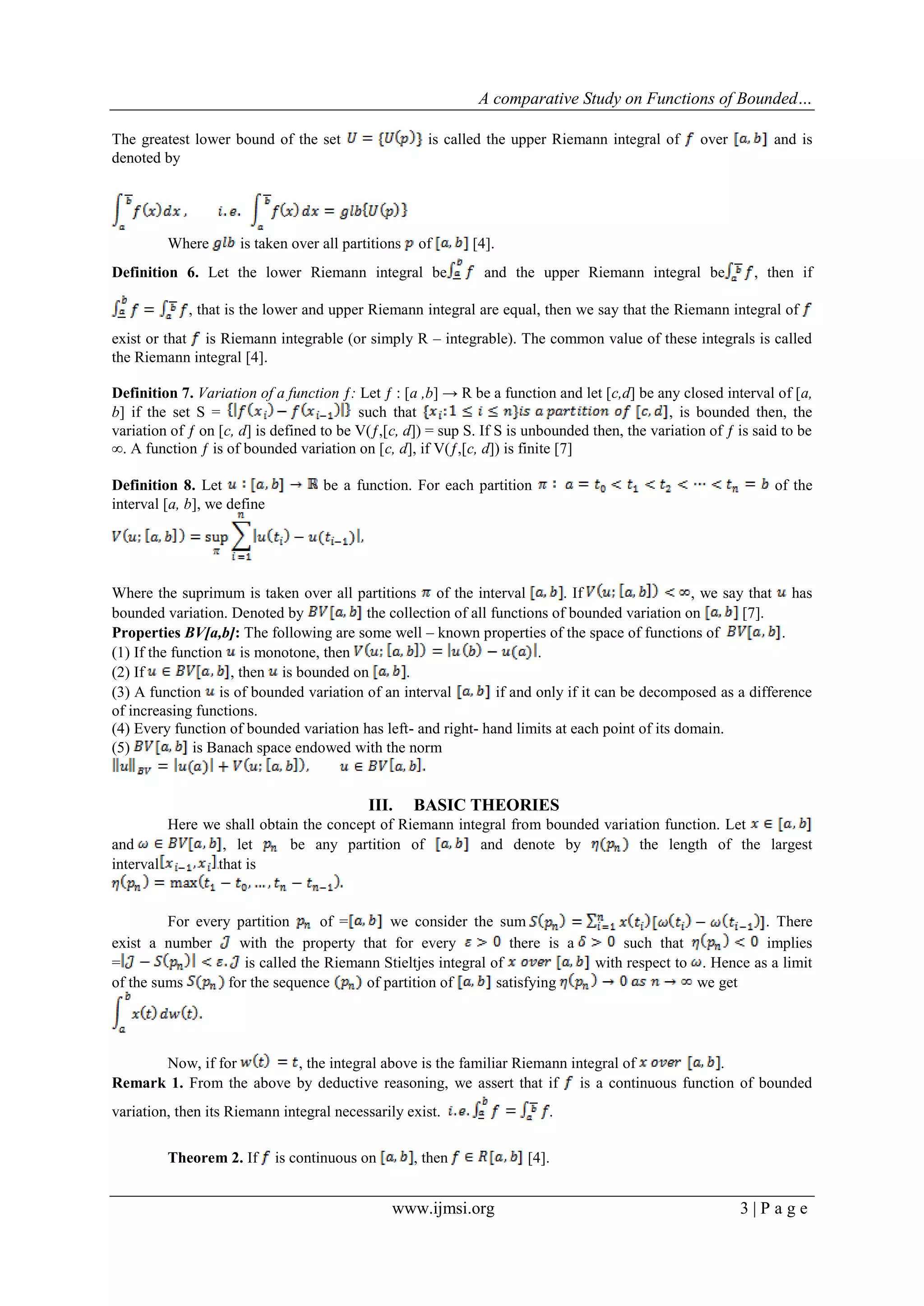 International Journal of Mathematics and Statistics Invention (IJMSI) | PDF
