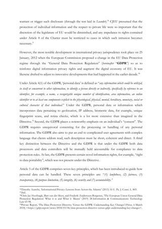 Paper on Data Protection and Digital Privacy | DOCX