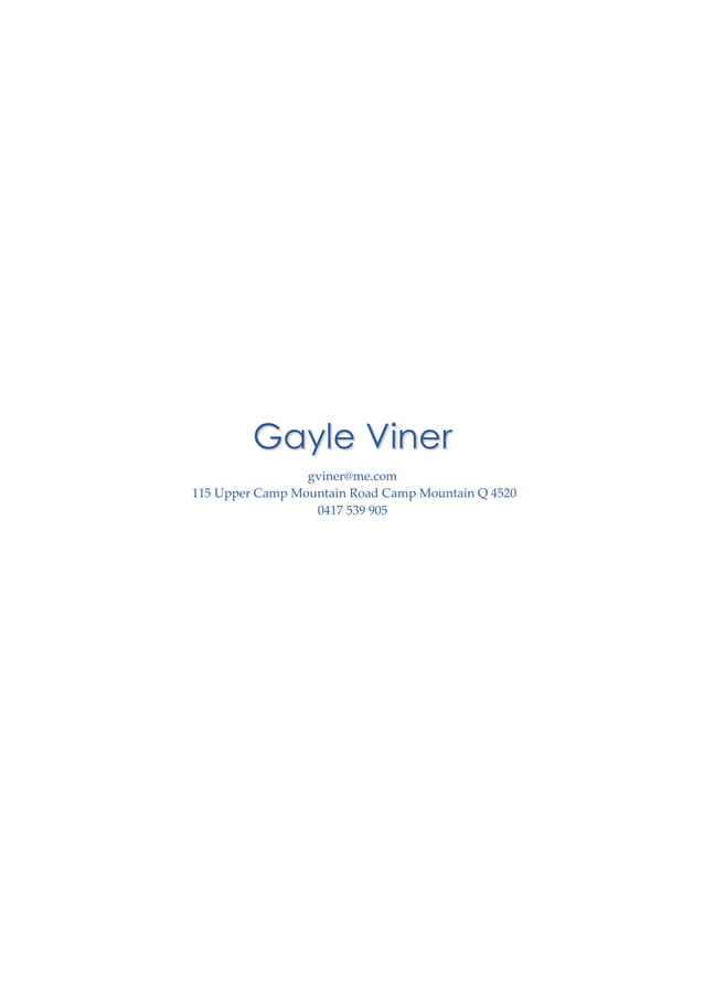 Gayle Viner | PDF