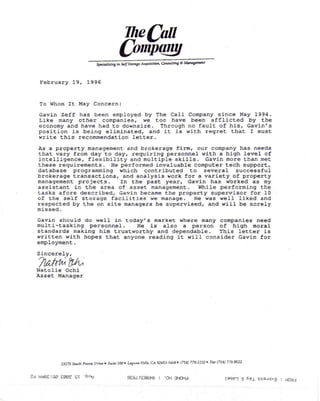 Reference Letters | PDF