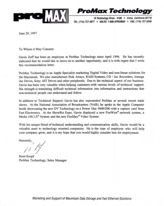 Reference Letters | PDF