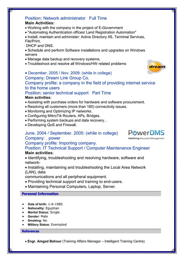 cv hatem elewa new(1) | PDF