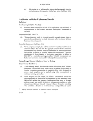 A027 2010-iaasb-handbook-isa-530 | PDF