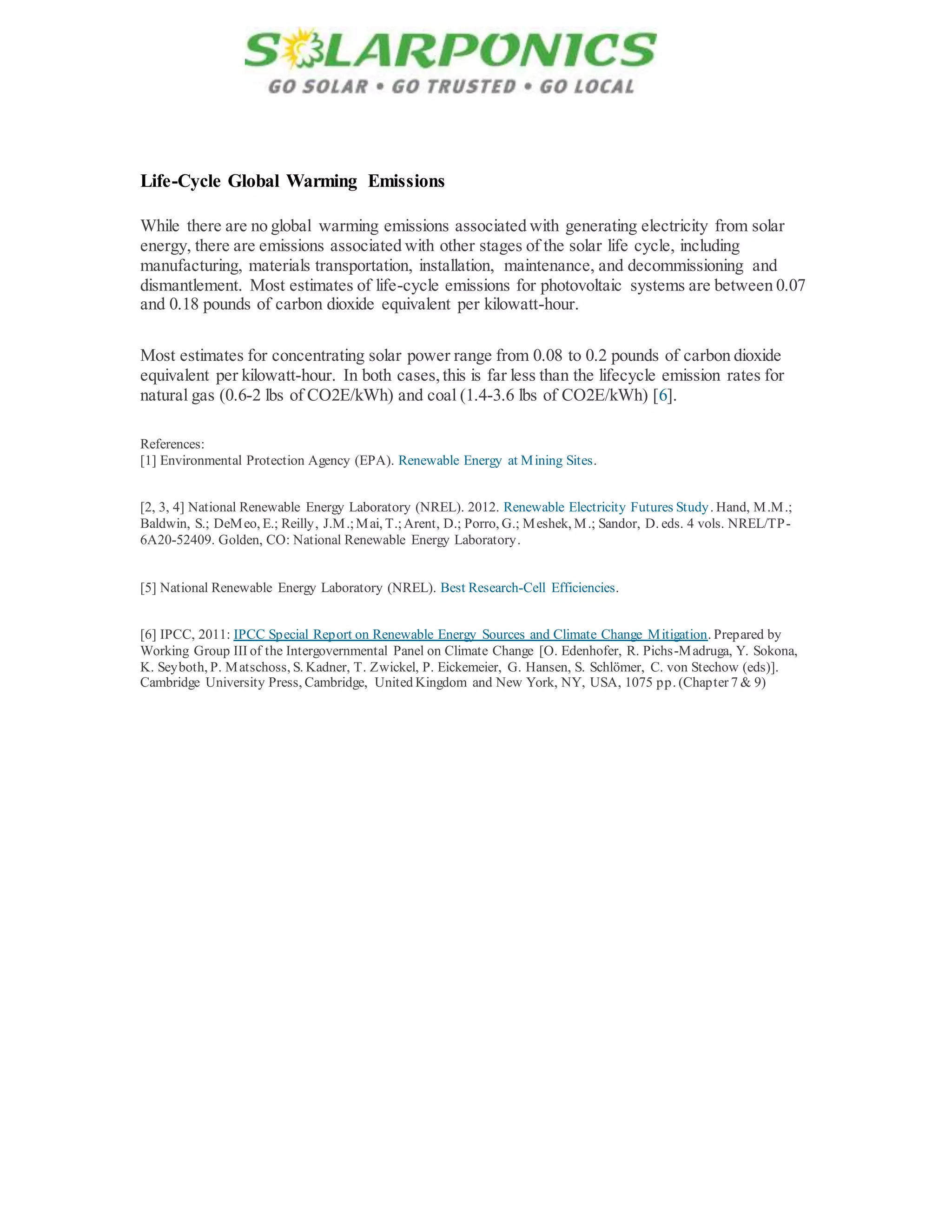 2015-Environmental Impacts of Solar Power | DOCX