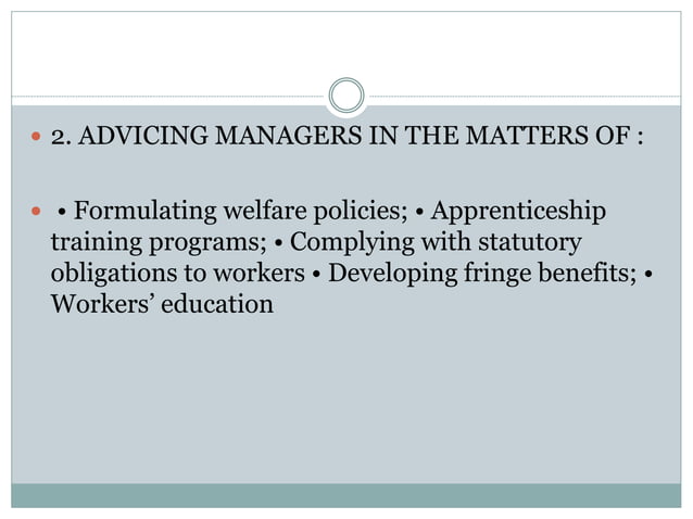 LABOUR WELFARE OFFICER | PPT LABOUR WELFARE OFFICER | PPT