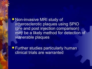 111 human carotid mri spio | PPT
