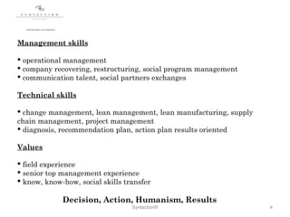 Syntaction presentation | PPT
