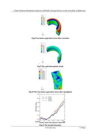 Finite Element Simulation Analysis of Double Nosing Process in the Assembly of Spherical Plain ...