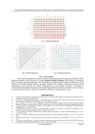 Automatic Parallelization for Parallel Architectures Using Smith Waterman Algorithm-Literature ...