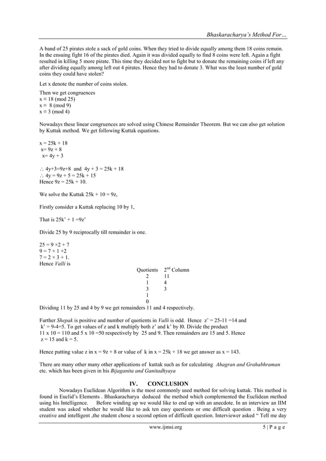 Bhaskaracharya's Method for Diophantine Equation | PDF | Hinduism ...