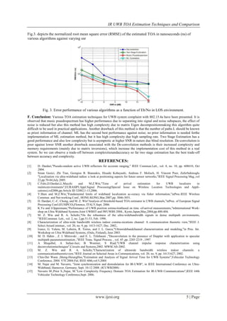 IR UWB TOA Estimation Techniques and Comparison | PDF