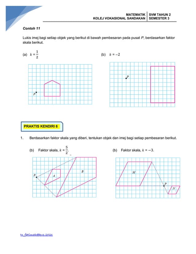 MATEMATIK SEM 3 TRANSFORMASI | PDF