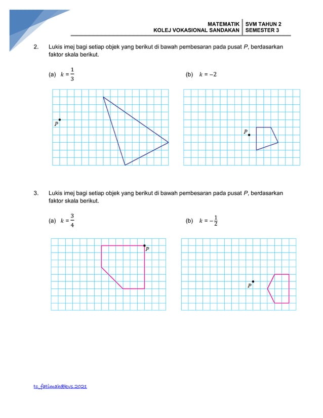 MATEMATIK SEM 3 TRANSFORMASI | PDF