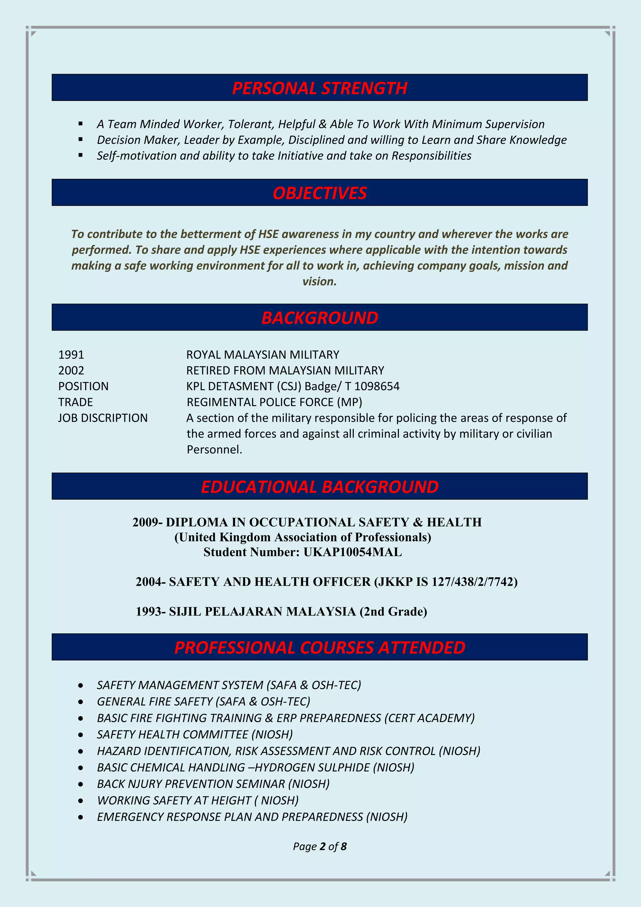 NAVI SHO CV 2017 | PDF