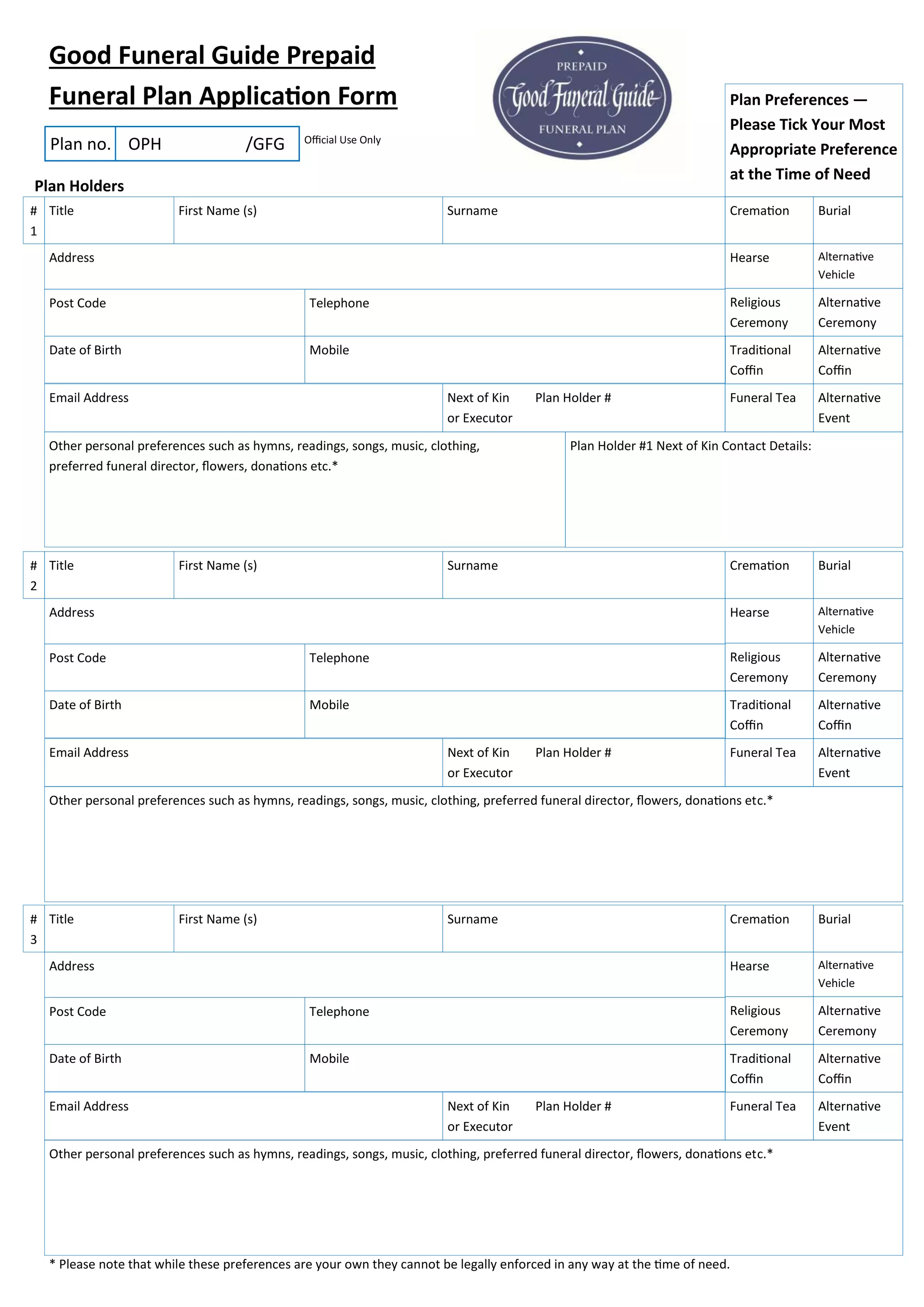 Good Funeral Guide Prepaid Funeral Plan Brochure v4 | PDF