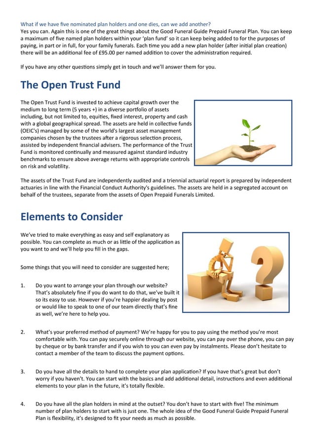 Good Funeral Guide Prepaid Funeral Plan Brochure v4 | PDF