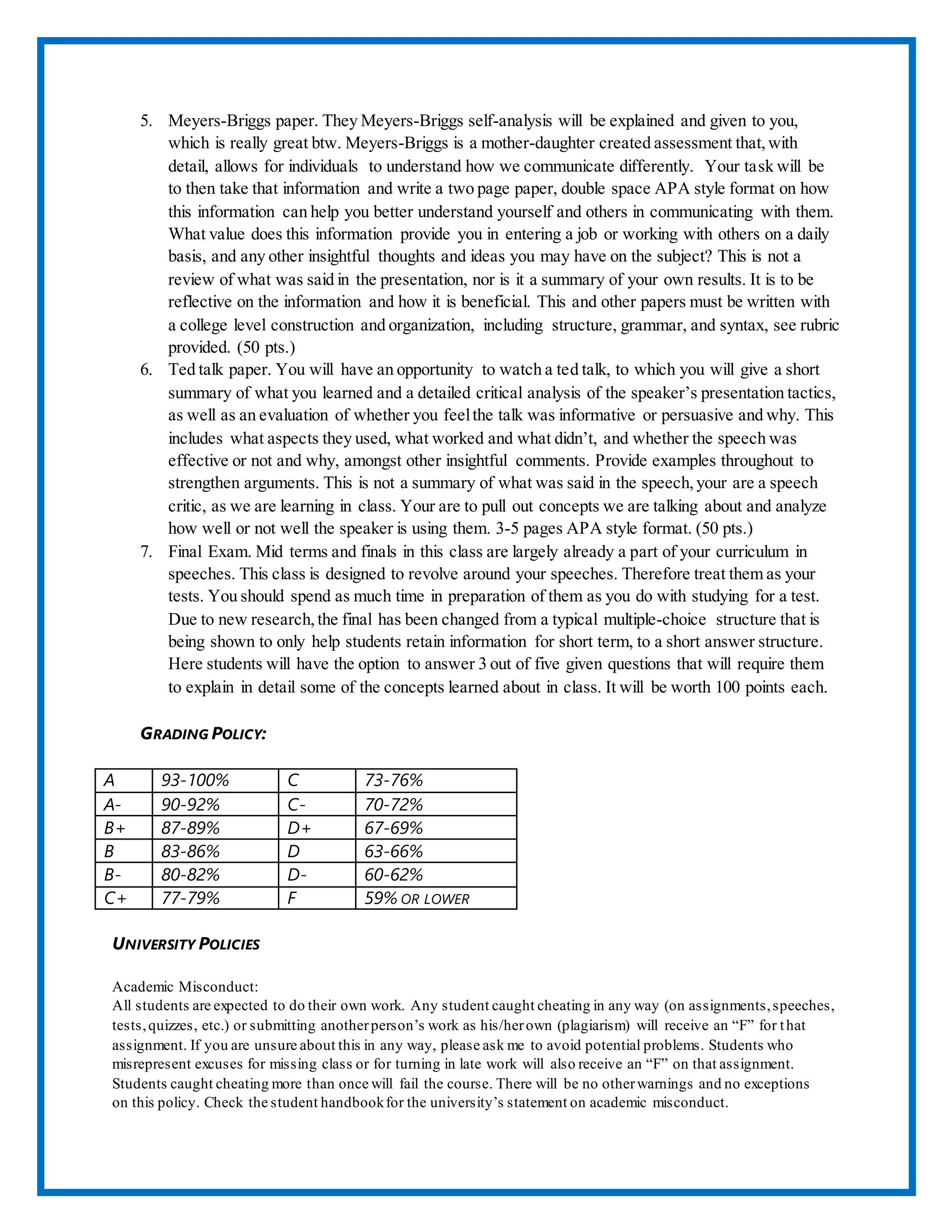 Comm 1010 Syllabus Spring 2016 | DOCX