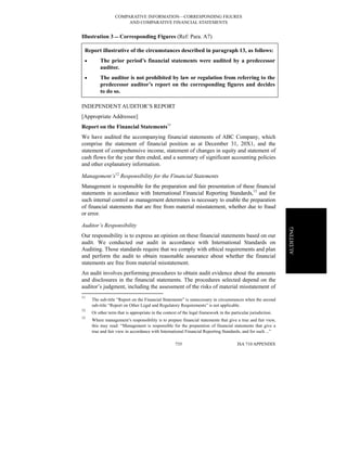 A039 2010-iaasb-handbook-isa-710 | PDF