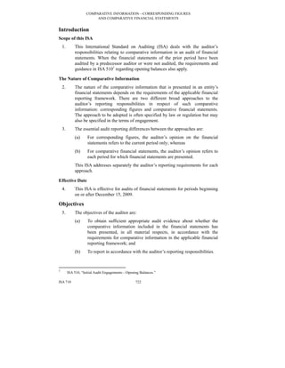 A039 2010-iaasb-handbook-isa-710 | PDF