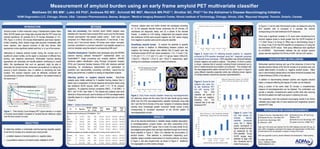 ADMdx_AAIC_2016_EFA_Amyloid_Burden_Poster | PPT