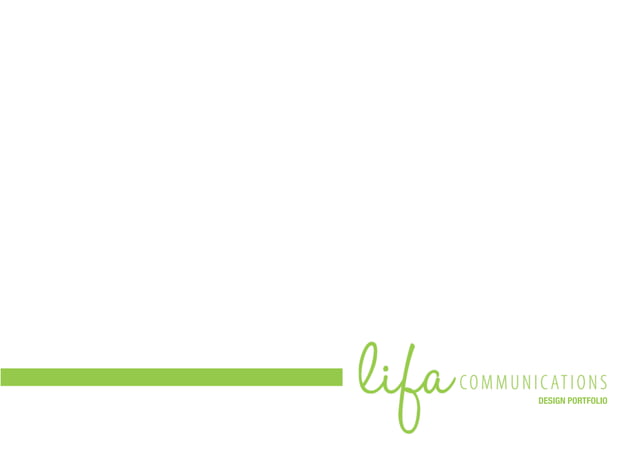 LIFA COMMUNICATIONS DESIGN PORTFOLIO | PDF