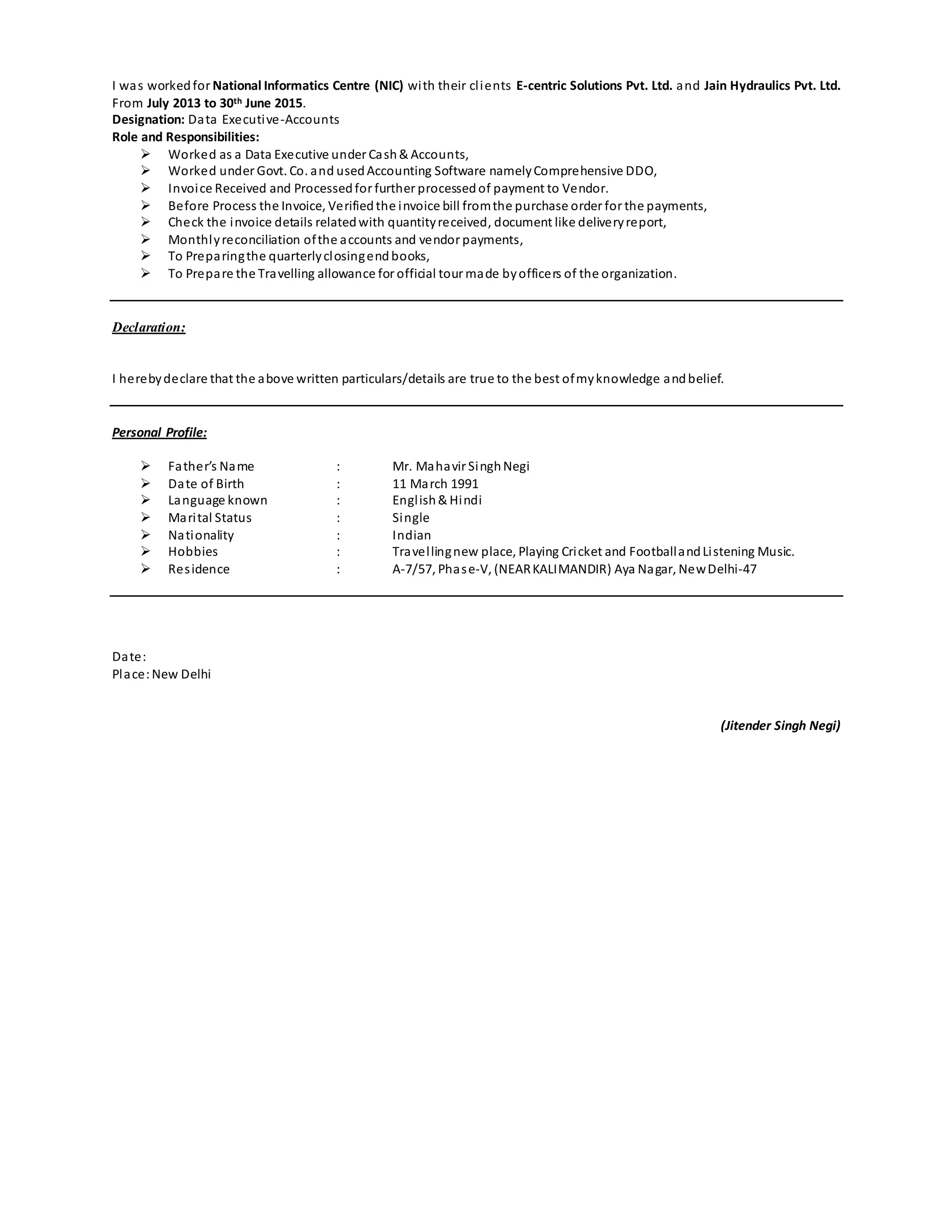 Jitender_Resume | DOCX