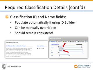 A03 - Managing Assets Using Classifications (MCU) | PPT