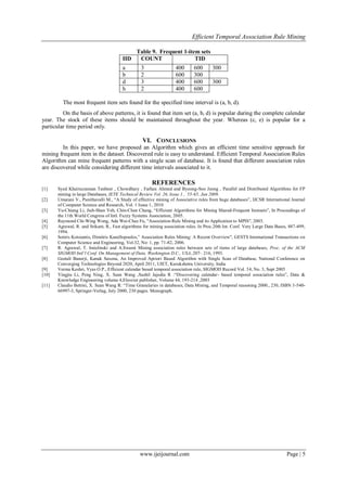 Efficient Temporal Association Rule Mining | PDF
