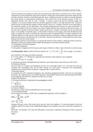 An Automatic Attendance System Using Image processing | PDF ...