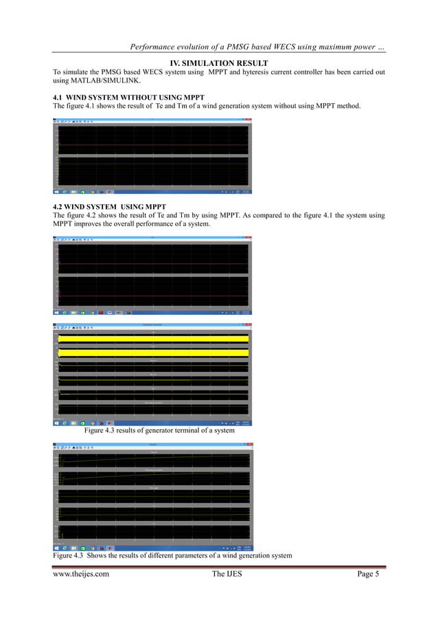 Performance evolution of a PMSG based WECS using maximum power point tracking method | PDF