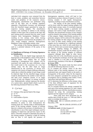 Classification accuracy analyses using Shannon’s Entropy | PDF