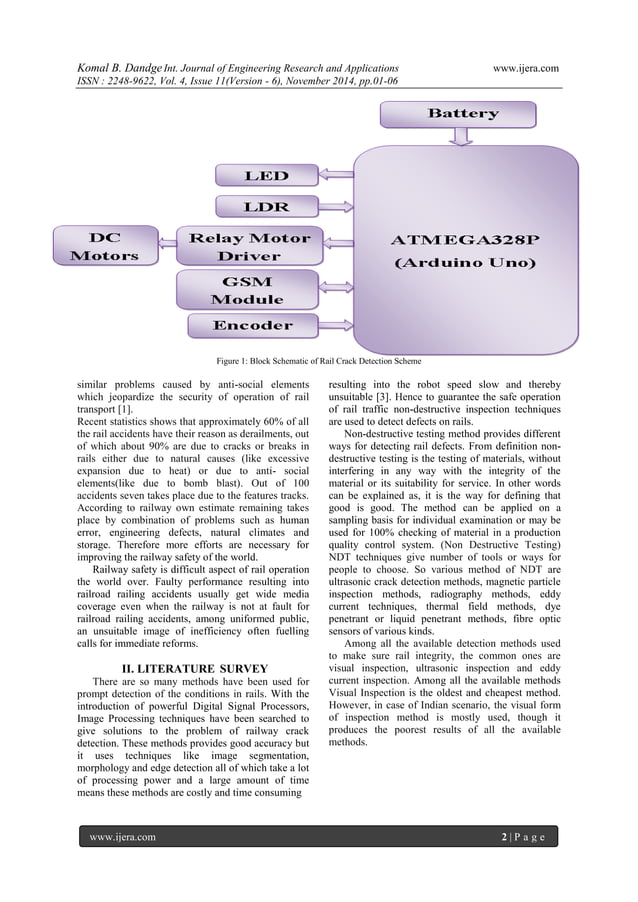Automatic Broken Rail Crack Detection Scheme | PDF | Rail Travel ...