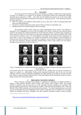 Facial Expression Recognition System: A Digital Printing Application | PDF